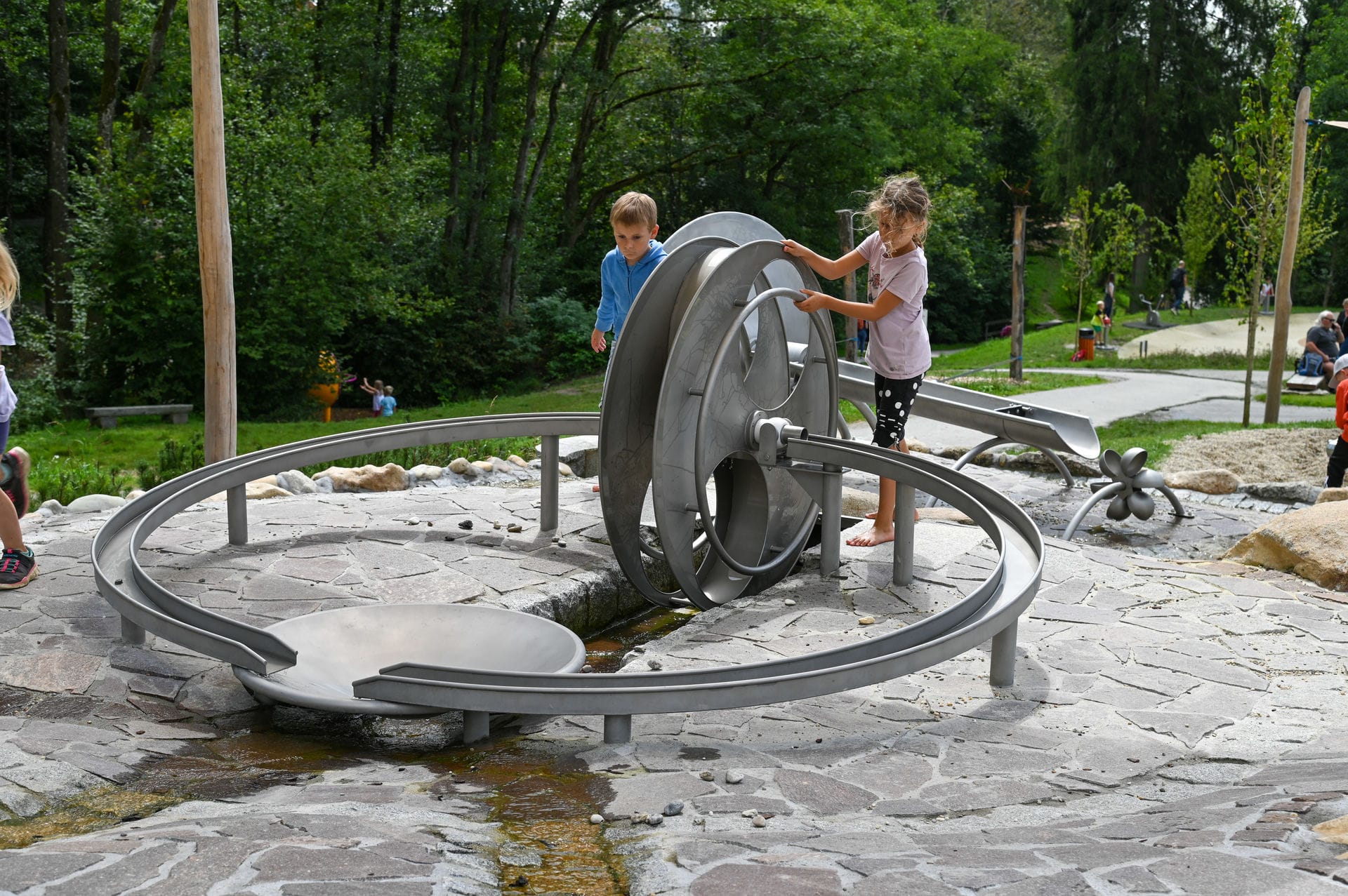Scooping Wheel, Water Scoop | Stiliom Park & Lekutrustning